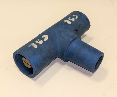 USED Cam-Lok Tee Paralleling Tee Male-Male-Female, Blue - U-CAM PAR